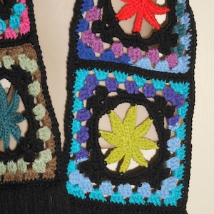 Granny Square Weed, 420, Pot Leaf, Marijuana, Cannabis Long Handcrafted ...