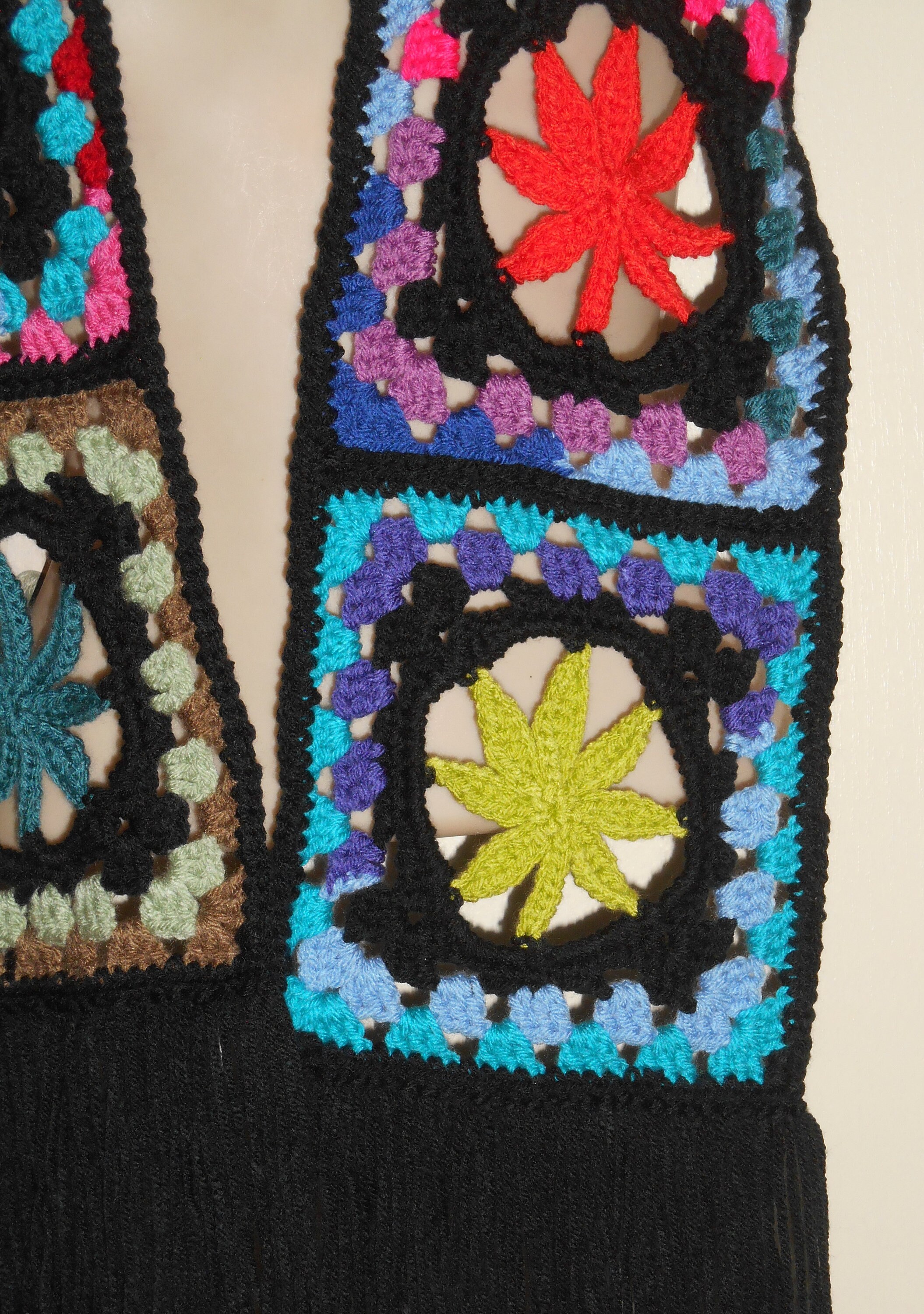 Granny Square Weed, 420, Pot Leaf, Marijuana, Cannabis Long Handcrafted ...