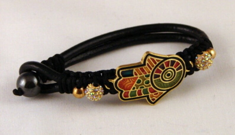 Hamsa / Hand of Fatima Bracelet - Etsy