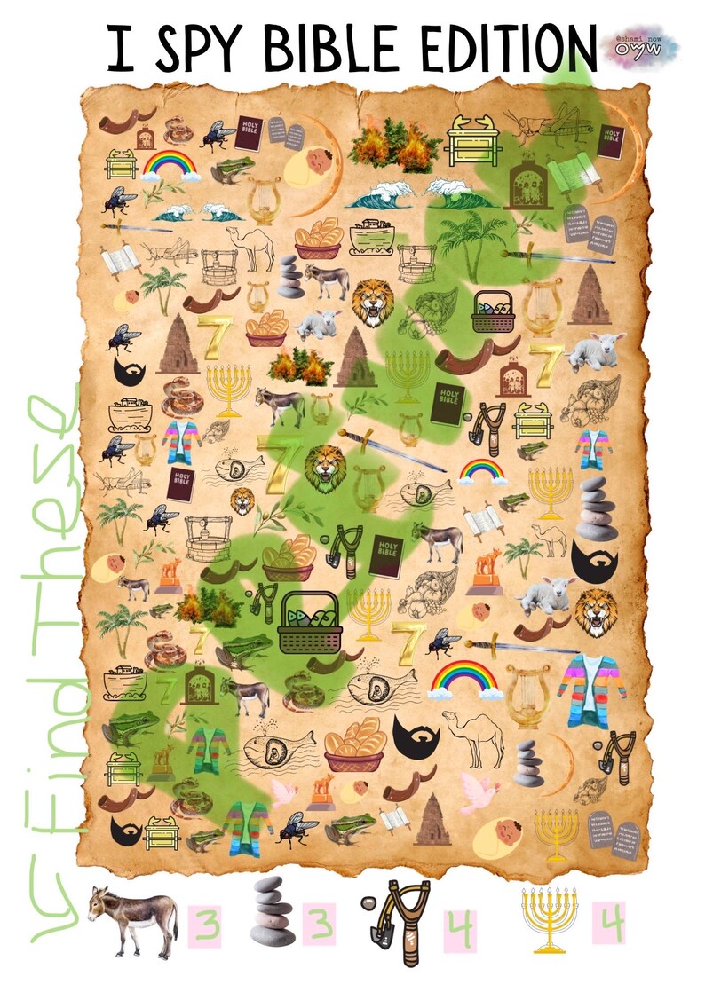 I Spy Bible Edition - Etsy