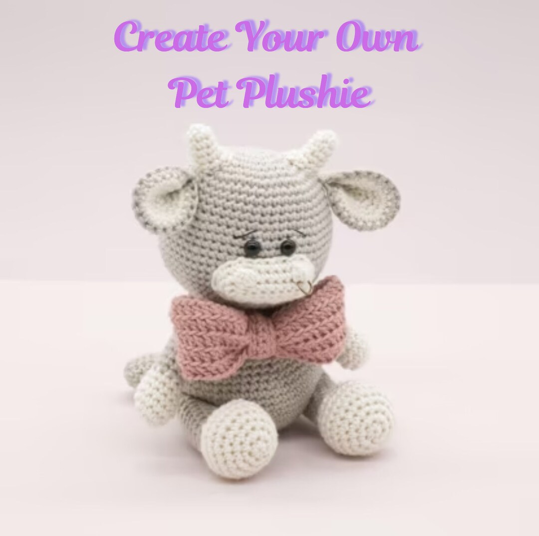 PDF Crochet Pattern Cow, Digital Download - Etsy