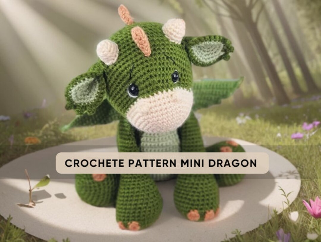 Dragon Crochet Pattern Easy, Digital Pdf Download - Etsy UK