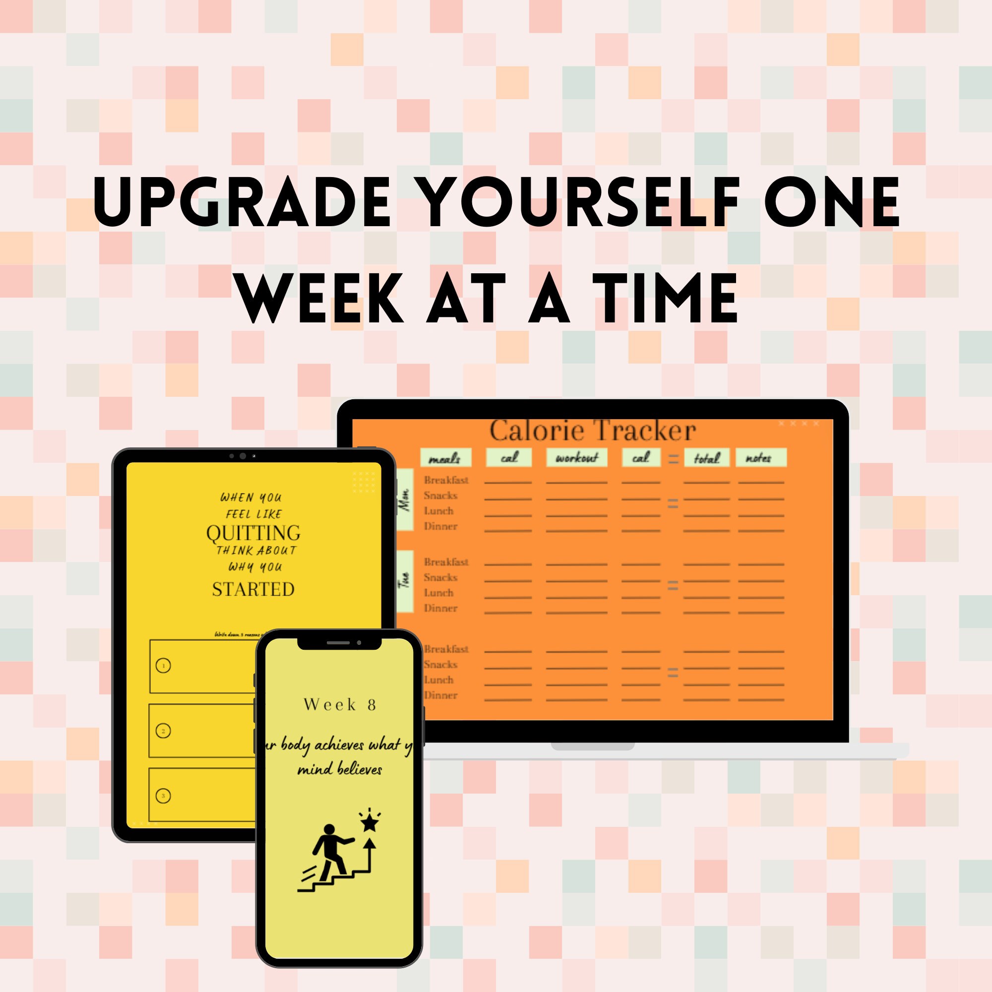 12 Week Weight Loss Planner, Printable, Weight Loss Journal, 12 Week ...