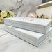 Dreamy White Velvet Luxury Box Invitation With Acrylic Card - Etsy