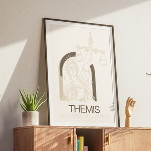 Set of 4 Greek Gods Digital Posters - Artemis, Themis, Aphrodite ...