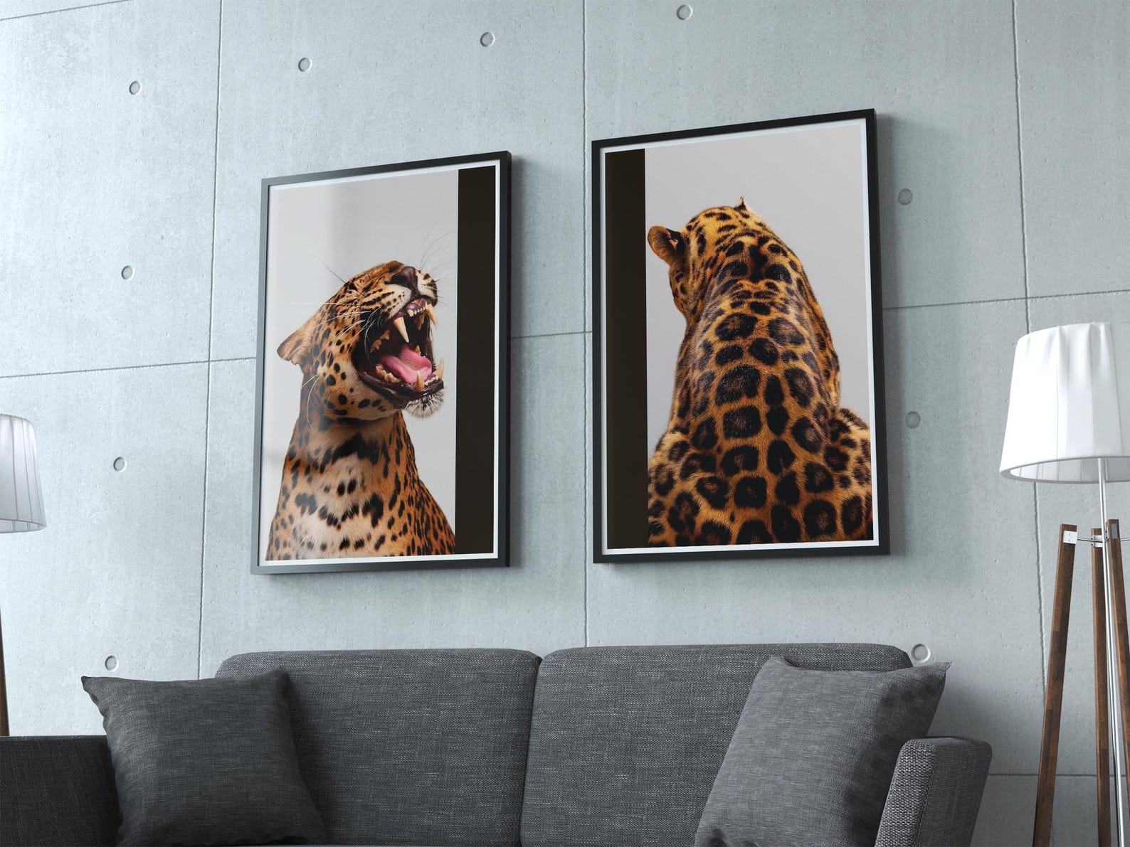 Leopard Poster Set of 3 | Stylish and Wild Animal Poster | Classic and ...