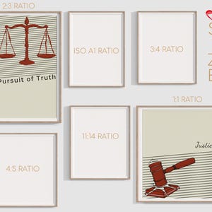 Dual Decorative Poster Set for Law Offices – Digital Download | Lawyer ...