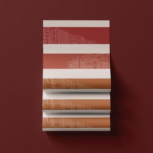 Architectural Decor Digital Poster | Vibrant Technical Drawings Art ...