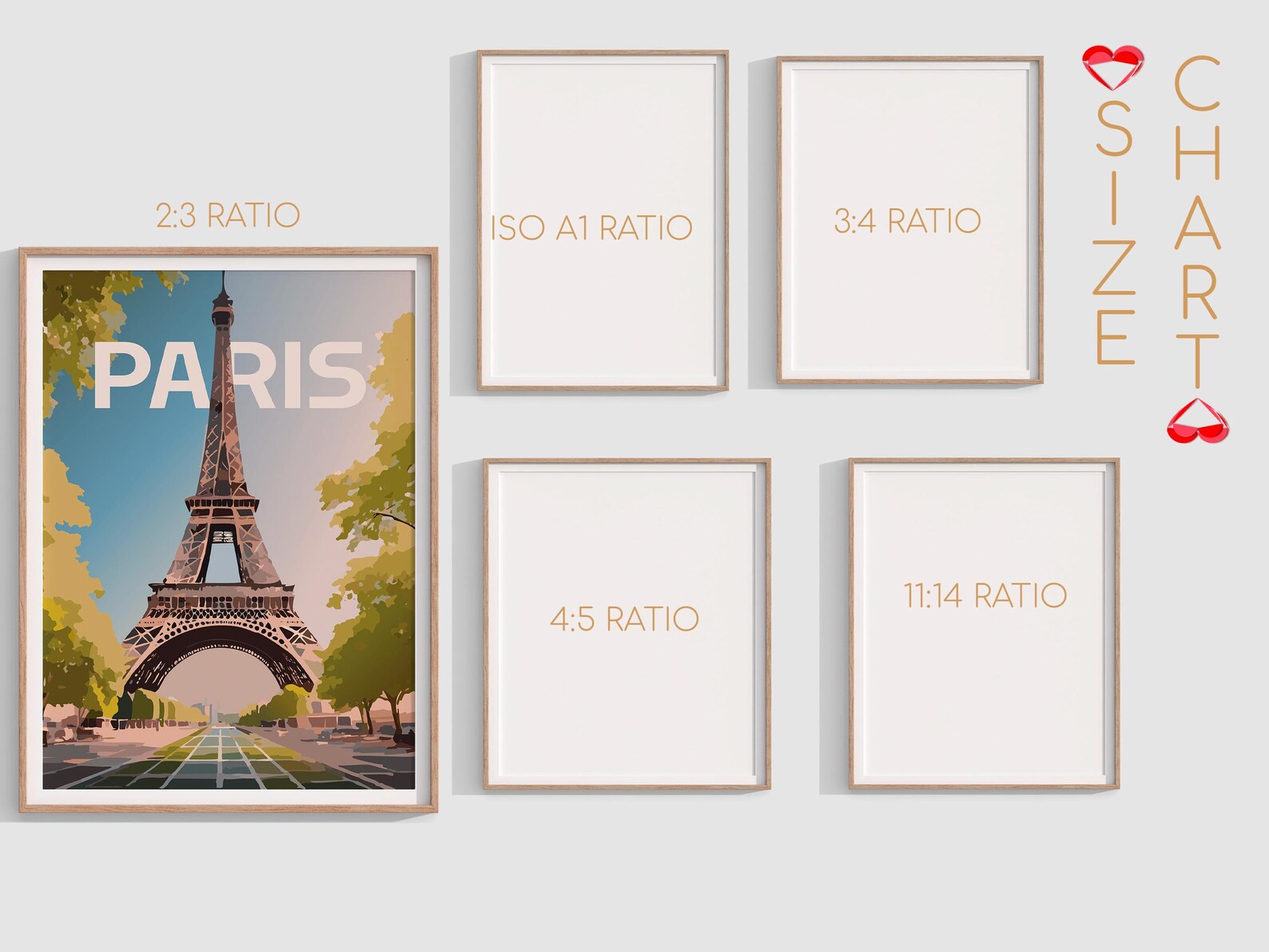 Paris Travel Poster | Paris Wall Art | Location Map | Paris Eiffel ...