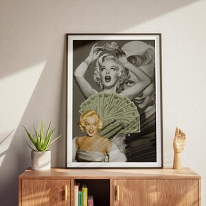 Celebrity Actress Collage Work, Elegant Collage Poster, Decorative Art ...