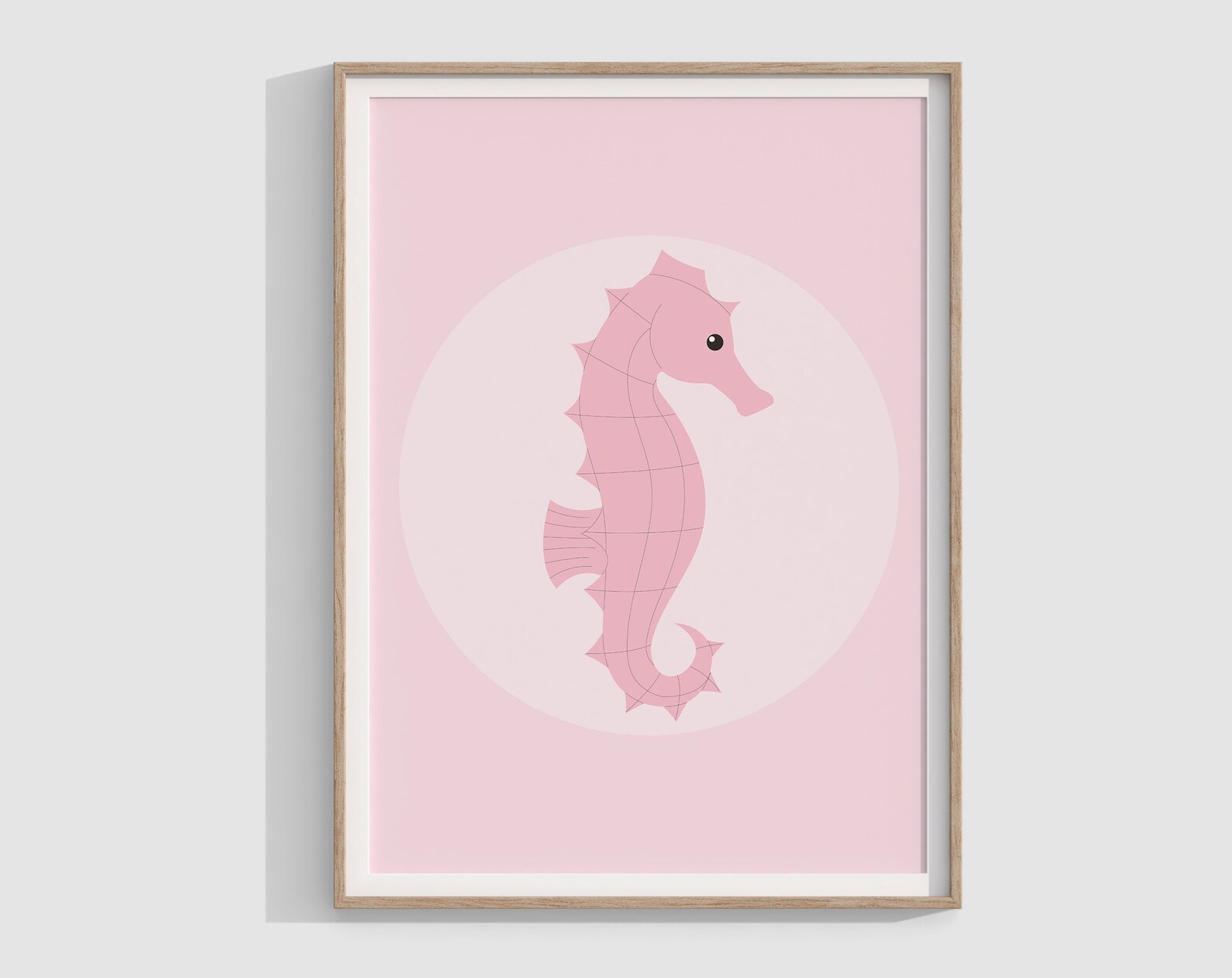 3 Colorful Sea Animals Digital Poster Set - Gift for Kids, Kids Room ...