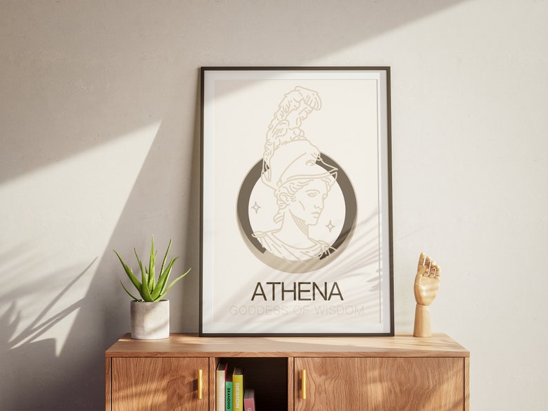 Set of 4 Greek Gods Digital Posters - Artemis, Themis, Aphrodite ...