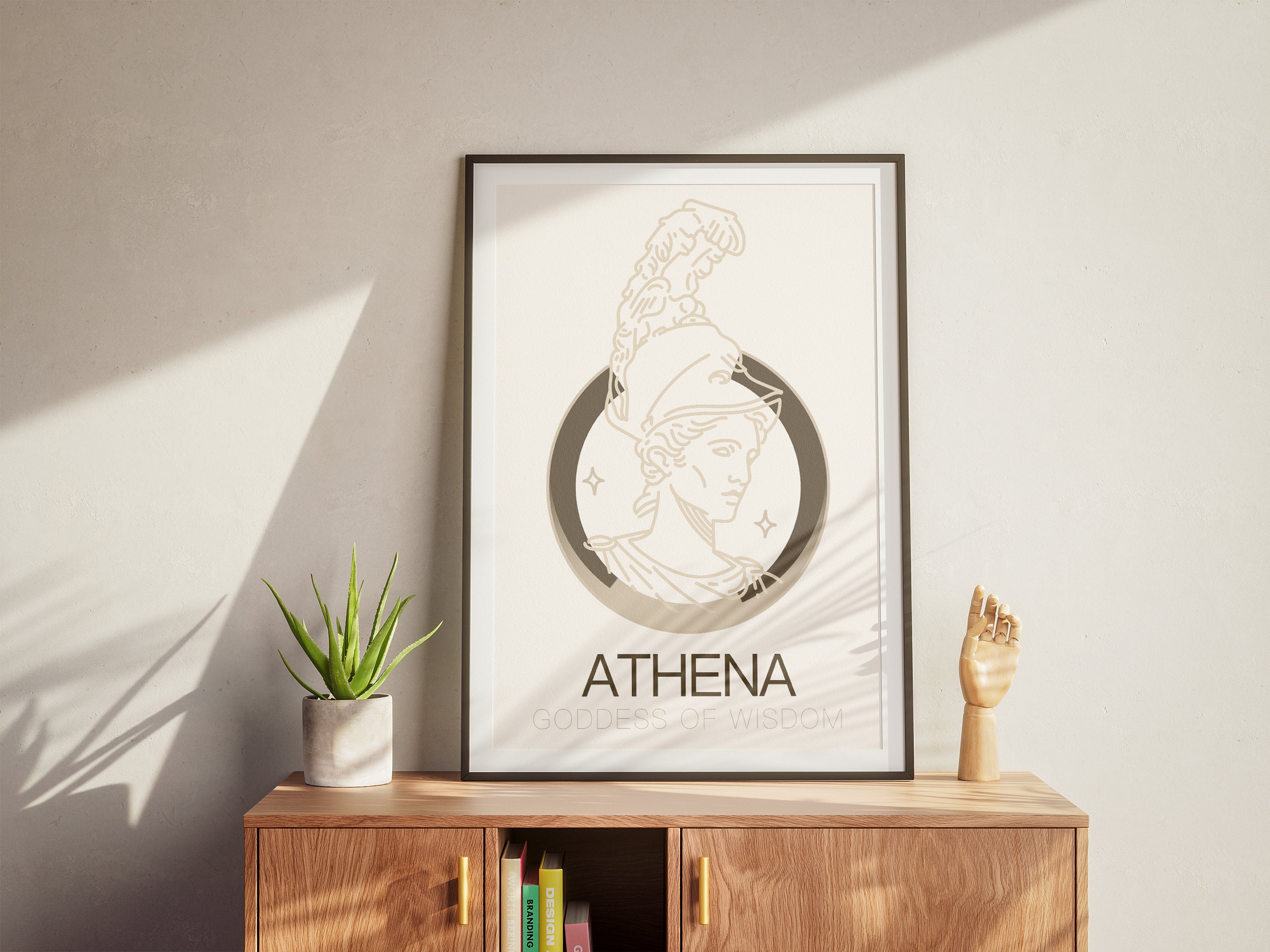 Set of 4 Greek Gods Digital Posters - Artemis, Themis, Aphrodite ...