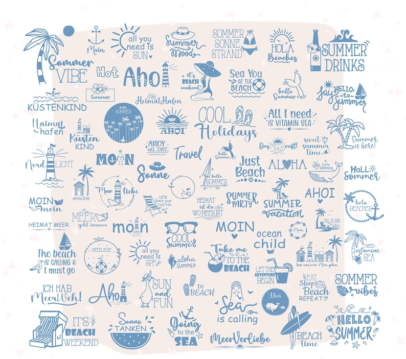 German Nautical MEGA Bundle, Moin Plotter File, Maritime Svg, Nautical ...