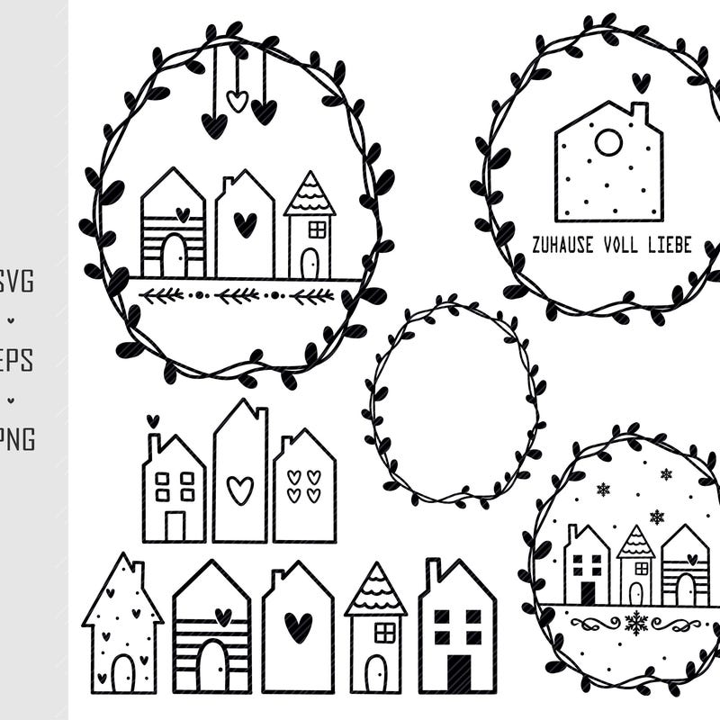 Plotterdatei haus - Etsy.de
