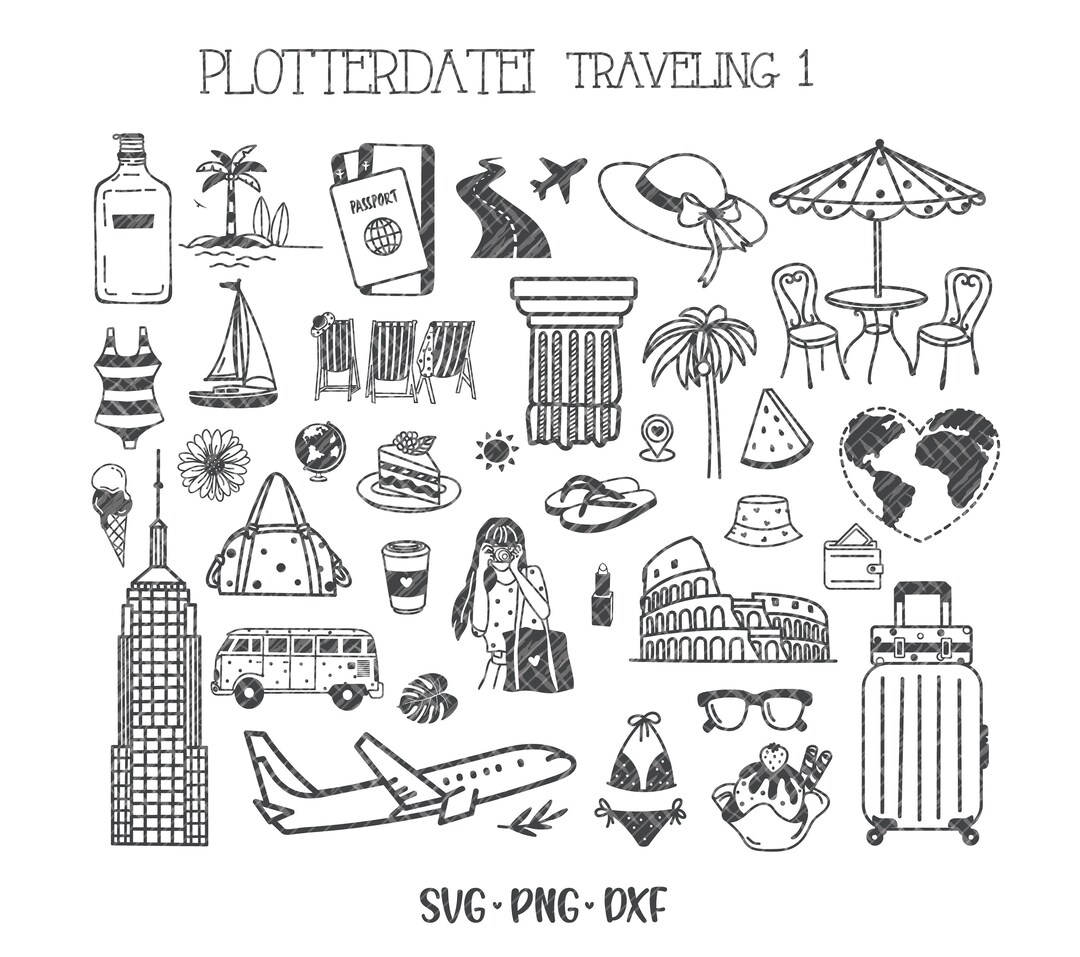 Travel Svg Bundle, Funny Travel Svg, Traveling Svg, Travel Clipart, Svg ...