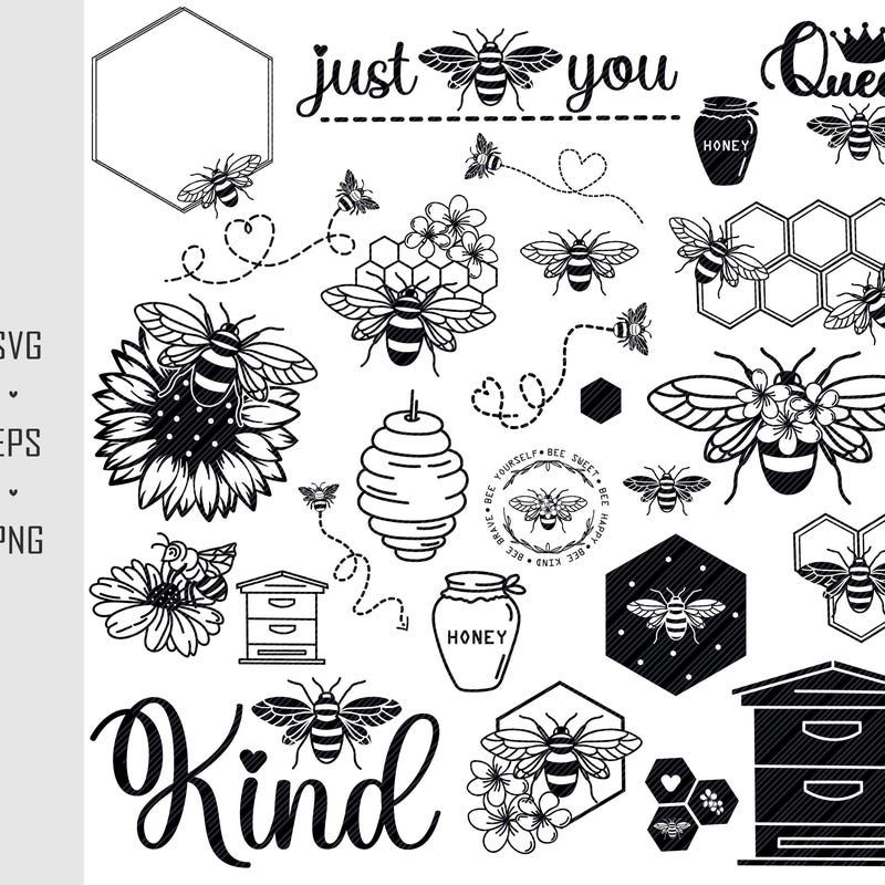 Bumble Bee Svg - Etsy