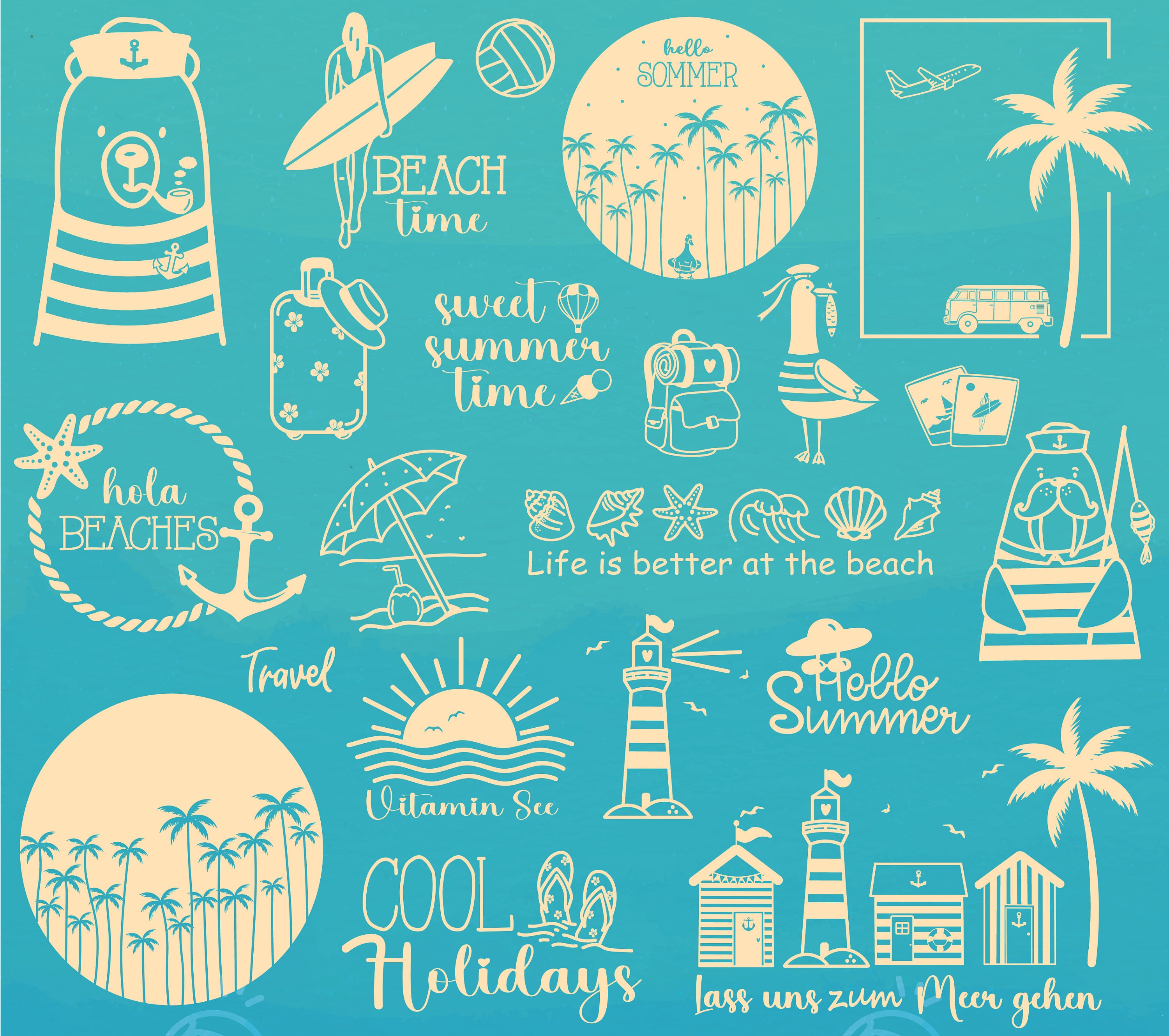 Plotter File Maritime Moin Ocean Svg Bundle Nautical Clipart Nautical ...