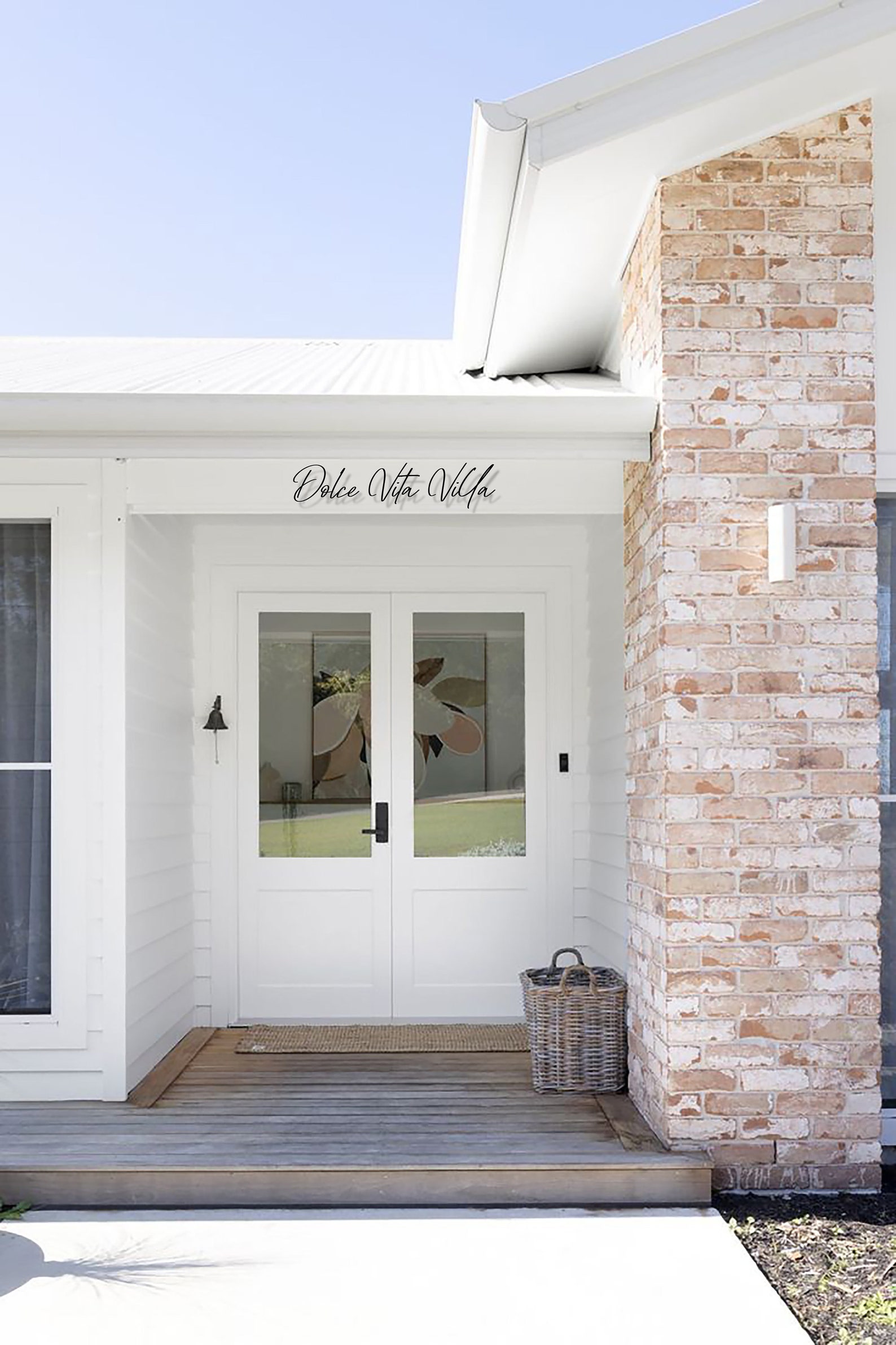 Personalized Custom Metal Villa Name Sign, Outdoor Metal Villa Sign ...