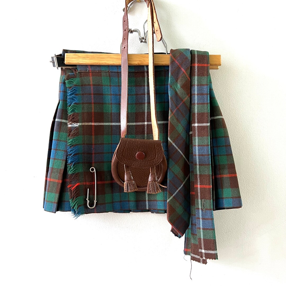 Child's Kilt Ancient Fraser Hunting Tartan With Marchingtie Sporran and ...