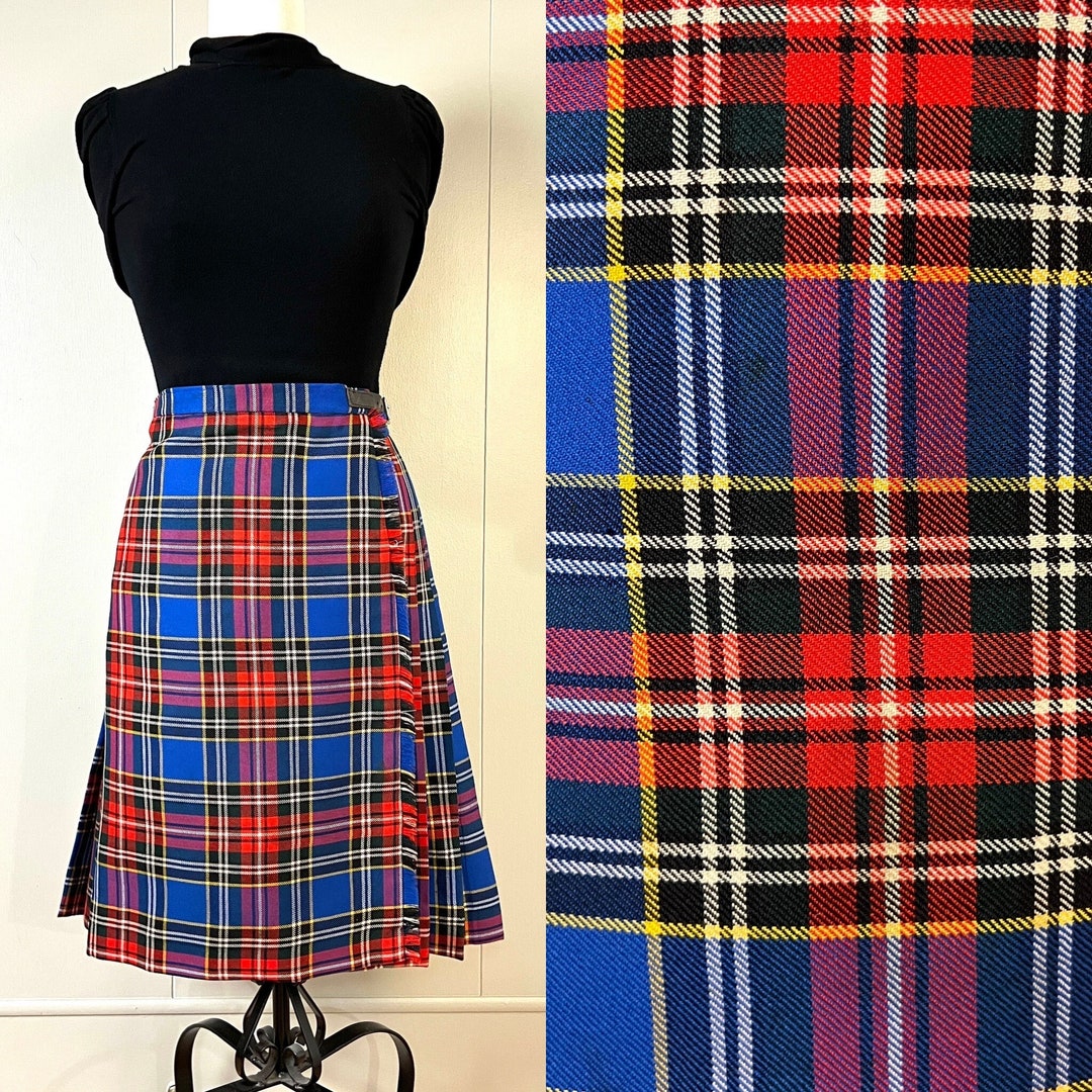 Clan Macbeth Tartan Womens Kilt Wool Size 29" to 31" Waist Plaid ...