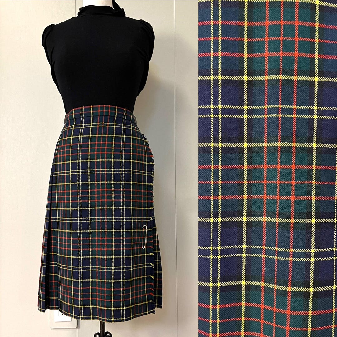 Clan Macmillan Tartan Womens Girls Kilt All Wool Scottish Highland Wear ...