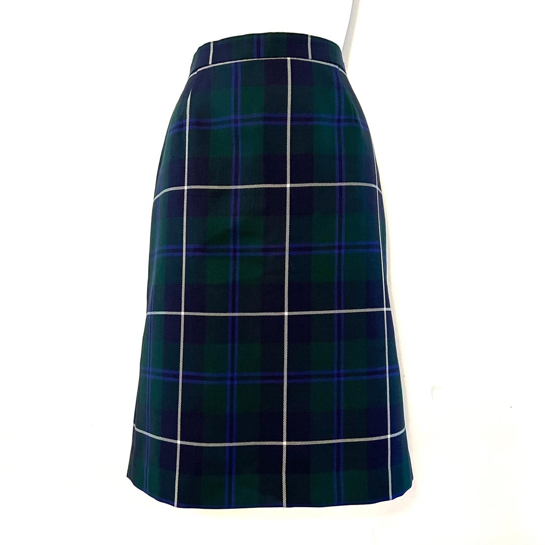 Clan Douglas Tartan A-line Skirt Vintage Scottish Plaid Highland Wear ...