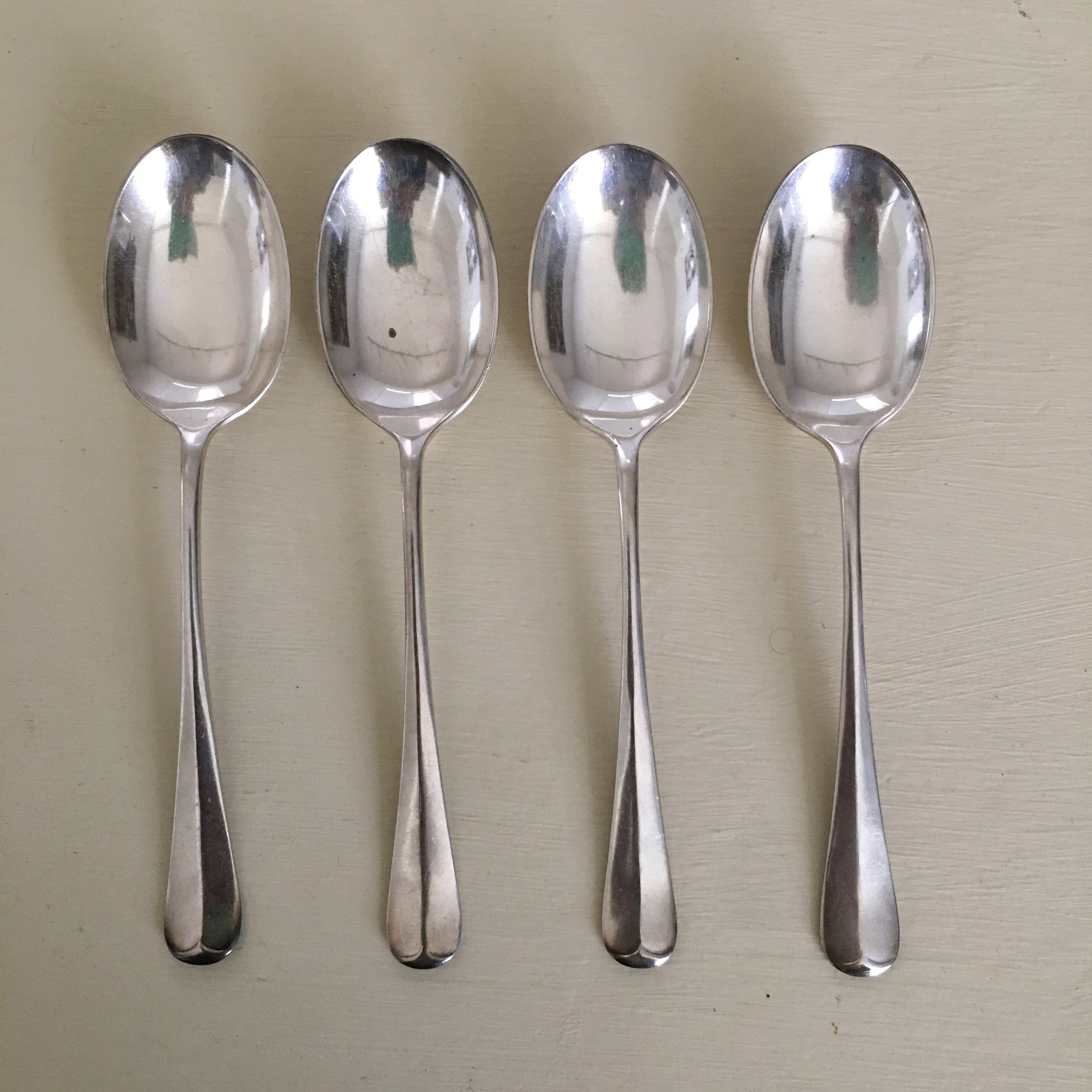 Martin Hall & Co Silver Plate Victorian Spoons and Forks Rattail Rat ...