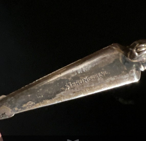 Sterling SIlver Scottish Kilt Pin Dagger Sgian Dubh C… - Gem