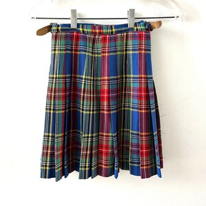 Clan Macbeth Tartan Kids Kilt Wool Size 20" Waist Plaid Vintage ...