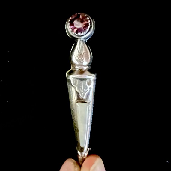 Sterling SIlver Scottish Kilt Pin Dagger Sgian Dubh C… - Gem