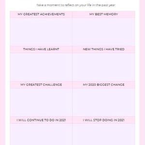 2025 New Year Resolution Planner | 58 Page Bundle! | Printable Goal ...