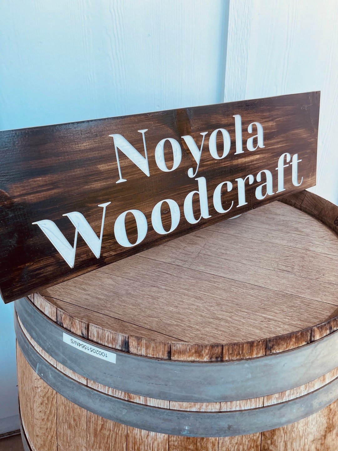 Custom Wooden Sign Rustic Personalized Plaque Handmade Farmhouse Style ...