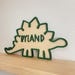 Dinosaur Customizeable Wood Sign Kids Layered 3D Decor for Nursery ...