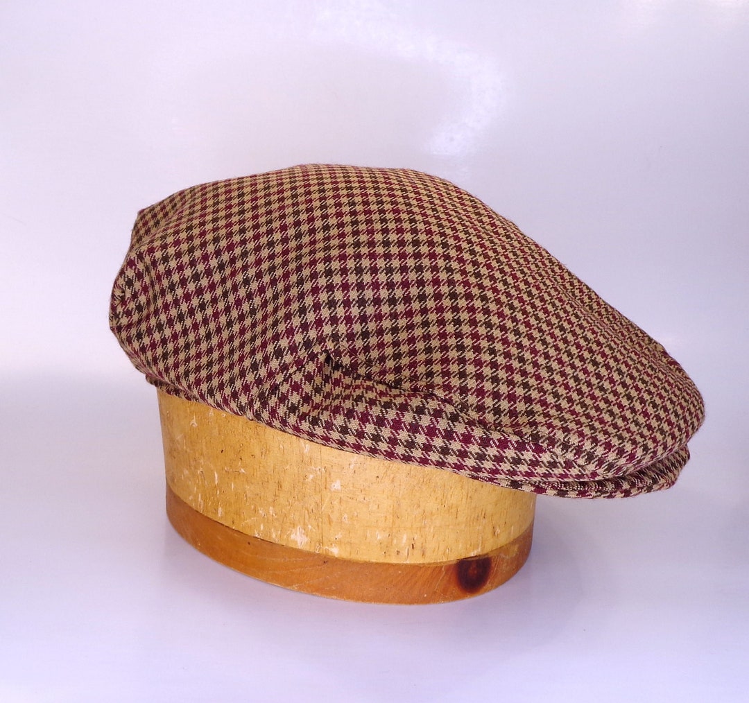 The Poor Boy Hat, Flat Cap, Flat Hat, Wool Hat, Winter Hat, Golf Cap ...
