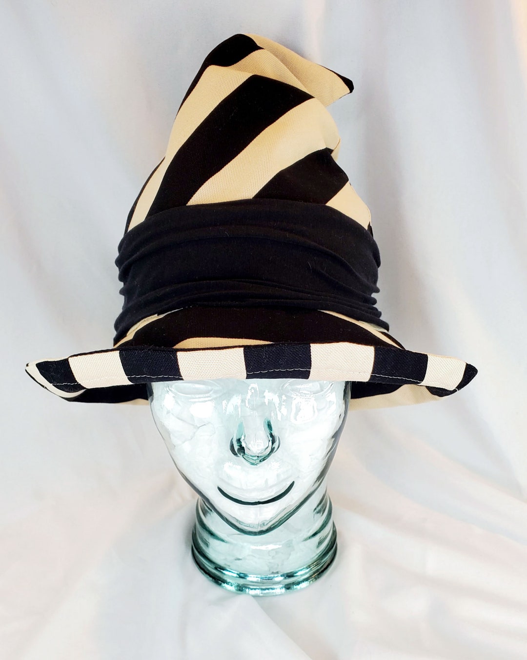 The Alchemist Hat – Bold Striped Witch & Wizard Hat - Etsy