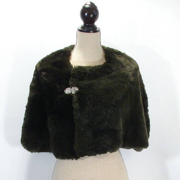 Faux Fur Capelet - Etsy