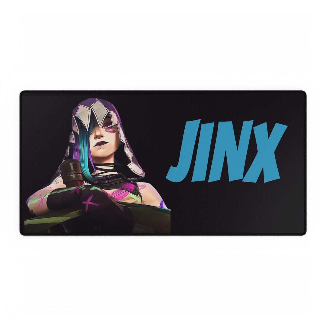 Jinx Arcane League of Legends Gaming Desk Mat for Gamers, Streamers and ...