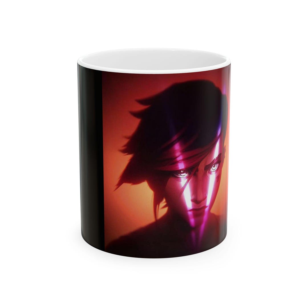 Vi Arcane League of Legends Futuristic Character Ceramic Mug Unique ...