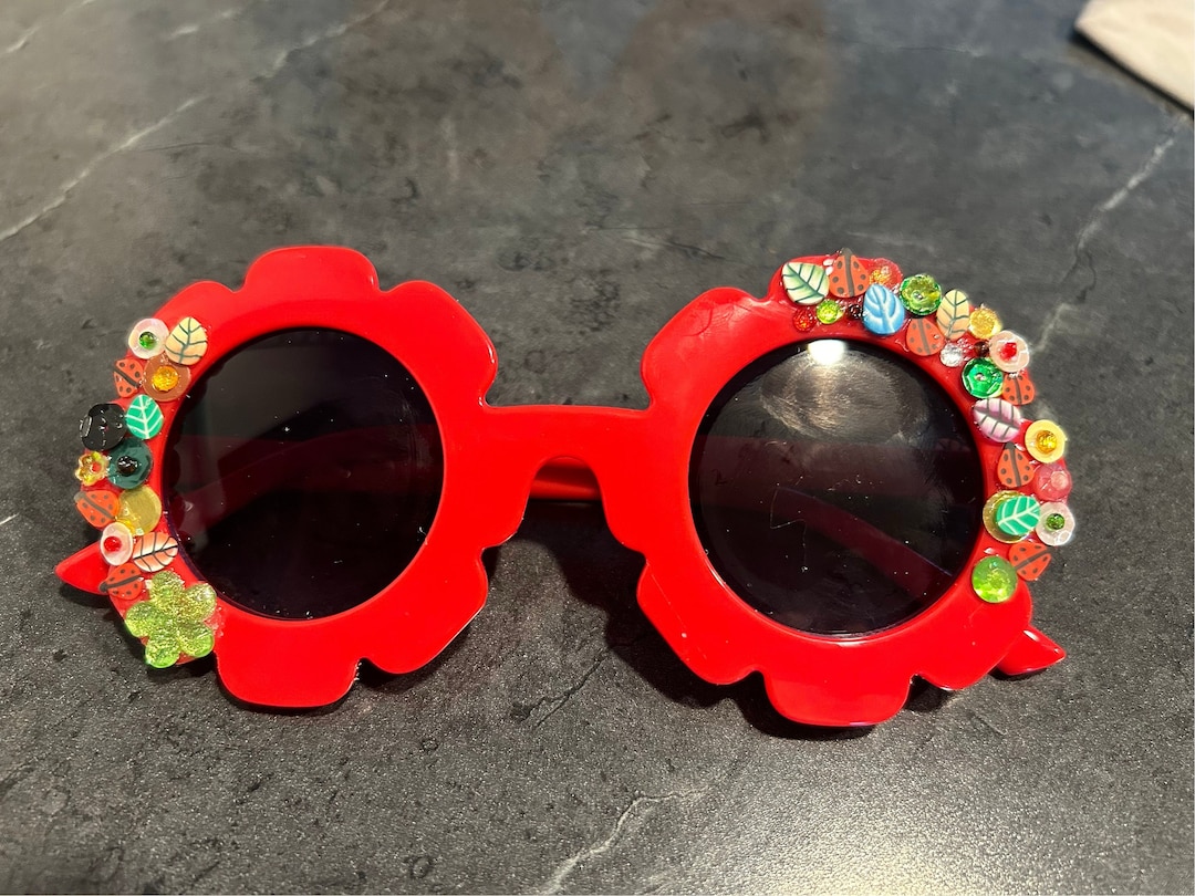 Custom Lady Bug Sunglasses - Etsy