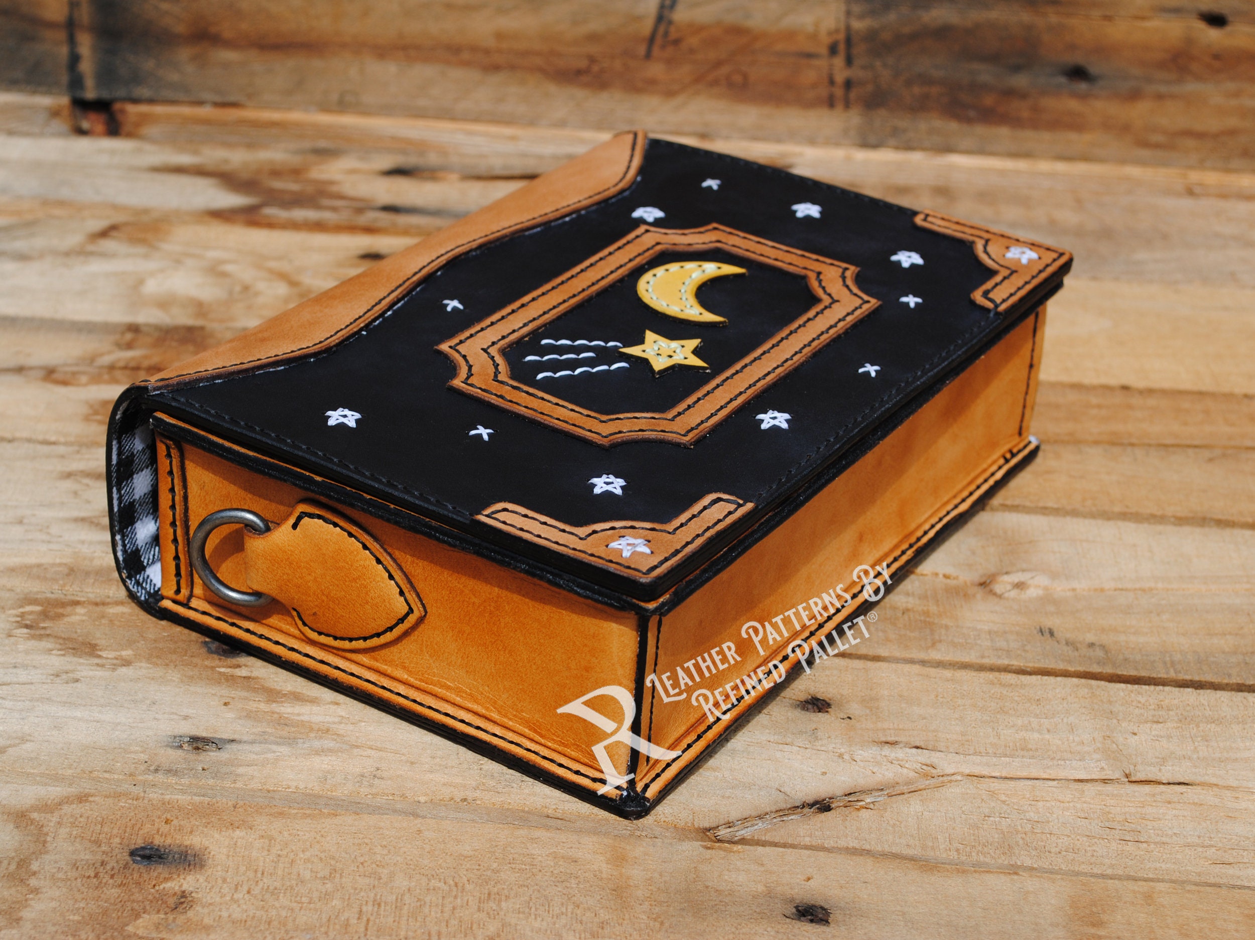 Leather Book Purse Digital Pattern, Printable PDF & Vector Files - Etsy