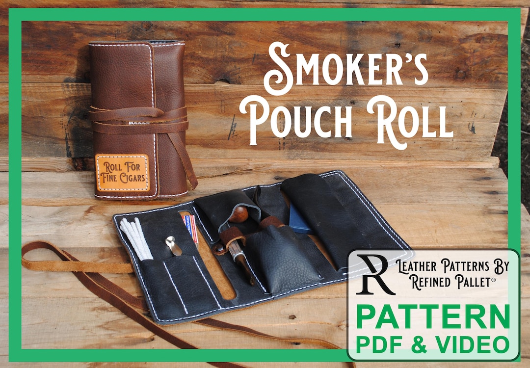 Smoker's Pouch Roll - Digital Pattern, Printable PDF - Etsy