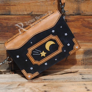 Leather Book Purse - Digital Pattern, Printable PDF & Vector Files - Etsy