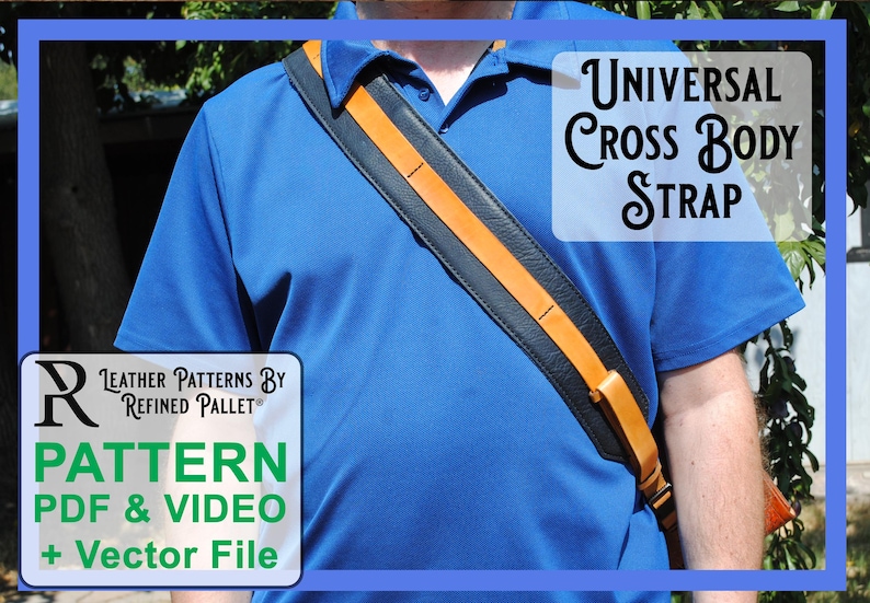 Universal Cross Body Bag Strap - Digital Pattern, Printable PDF ...