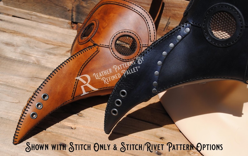 Plague Doctor Mask - Digital Pattern, Printable PDF - Etsy