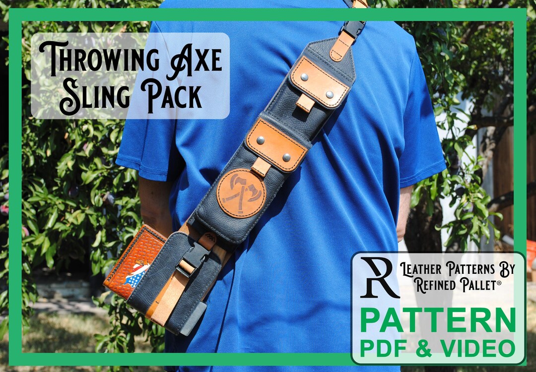 Throwing Axe Sling Pack - Digital Pattern, Printable PDF - Etsy