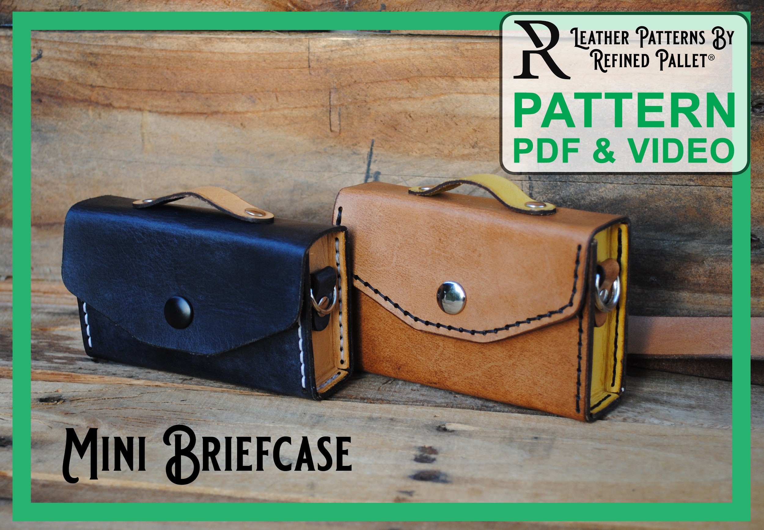Mini Briefcase Digital Pattern, Printable PDF - Etsy