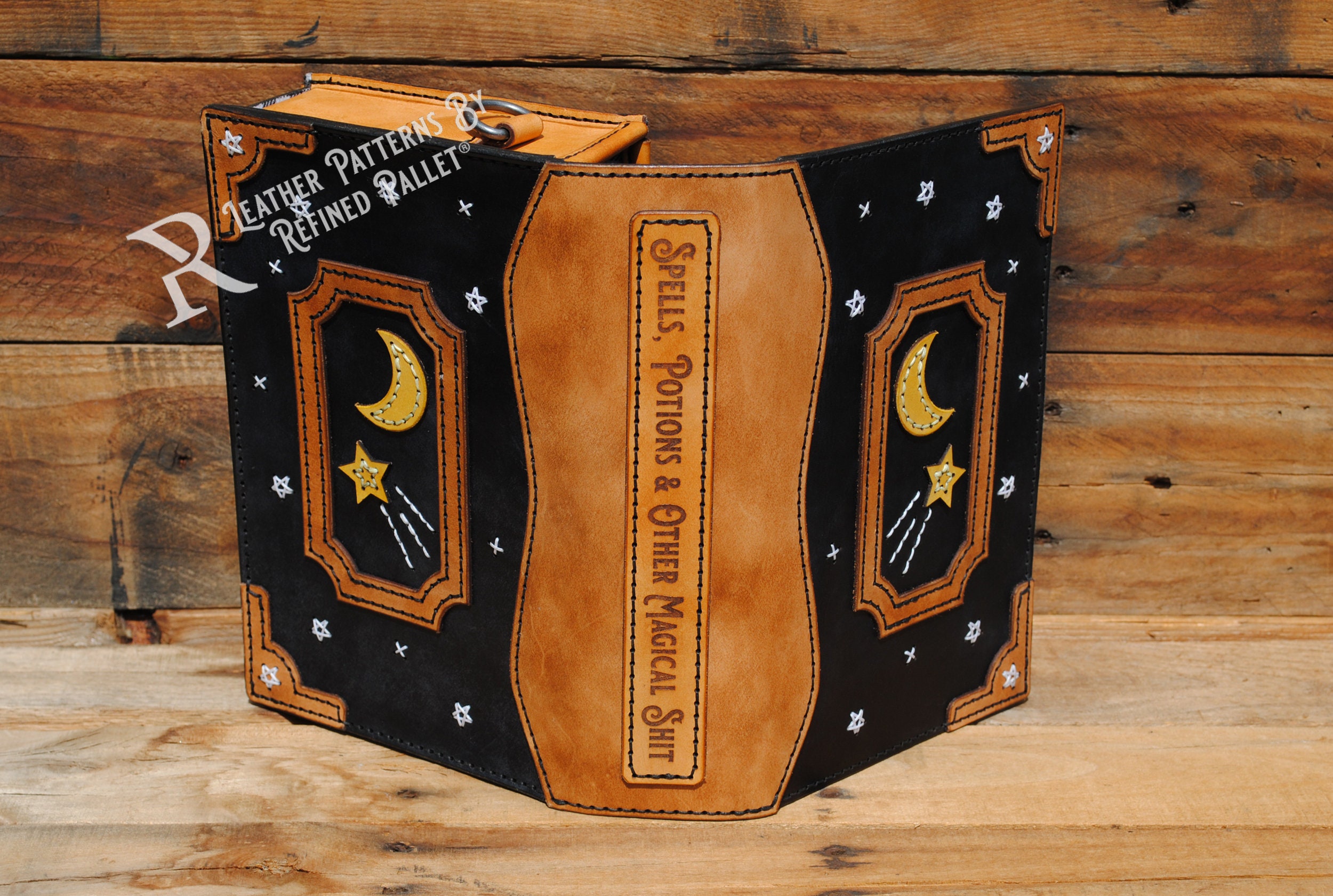 Leather Book Purse - Digital Pattern, Printable PDF & Vector Files - Etsy