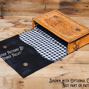 Leather Book Purse - Digital Pattern, Printable PDF & Vector Files - Etsy