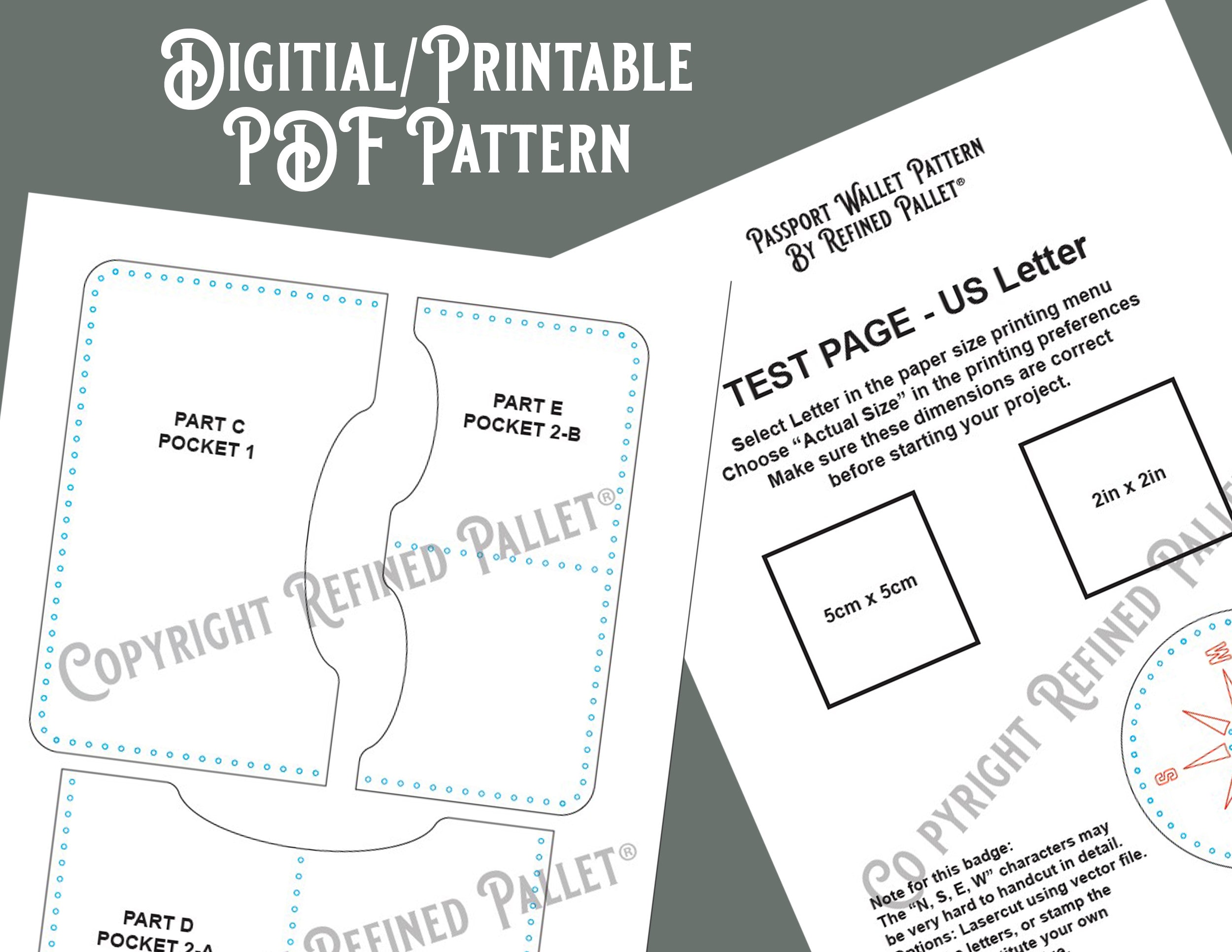 Mini Briefcase Digital Pattern, Printable PDF - Etsy